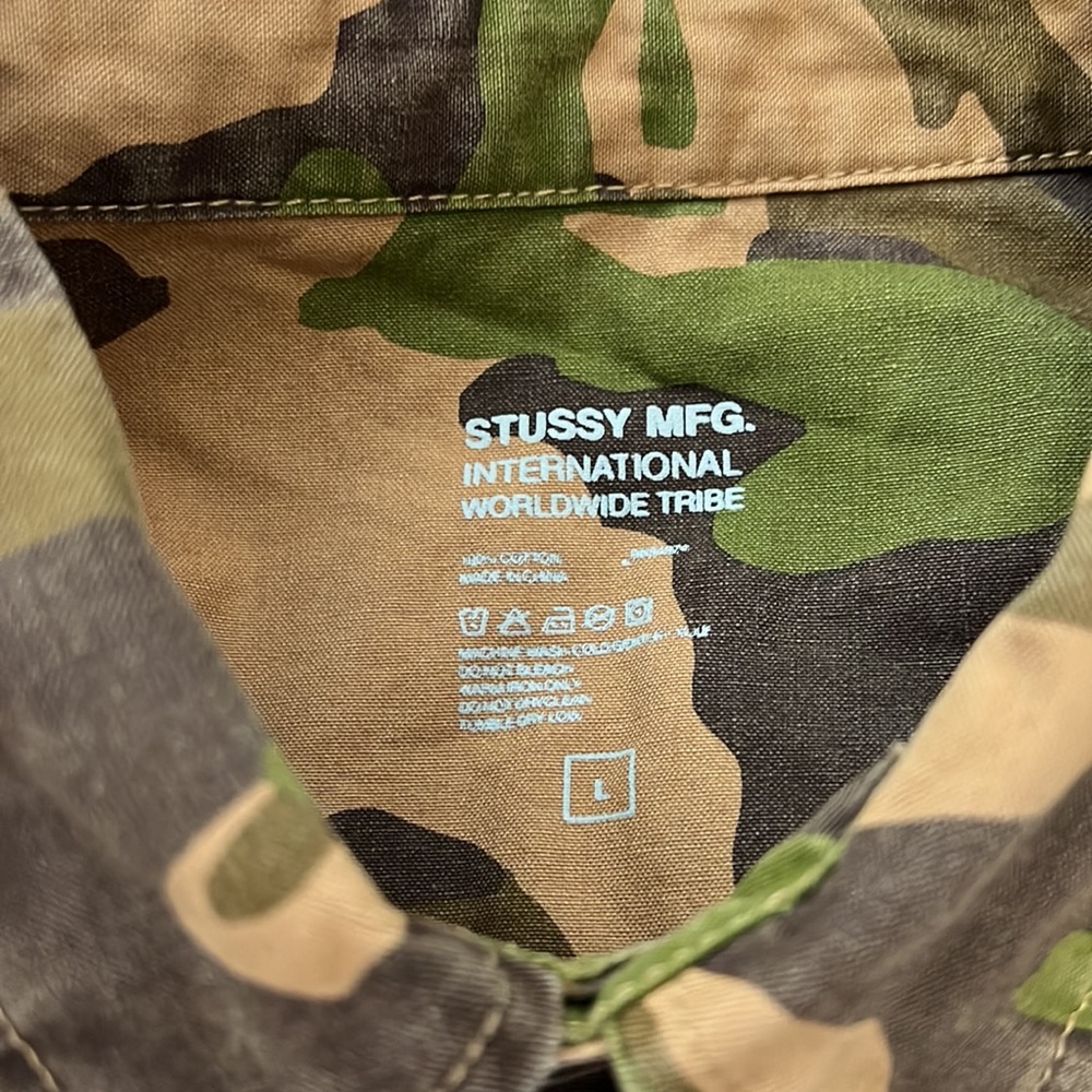 Stussy Limited Edition Camo Button Front - Gem